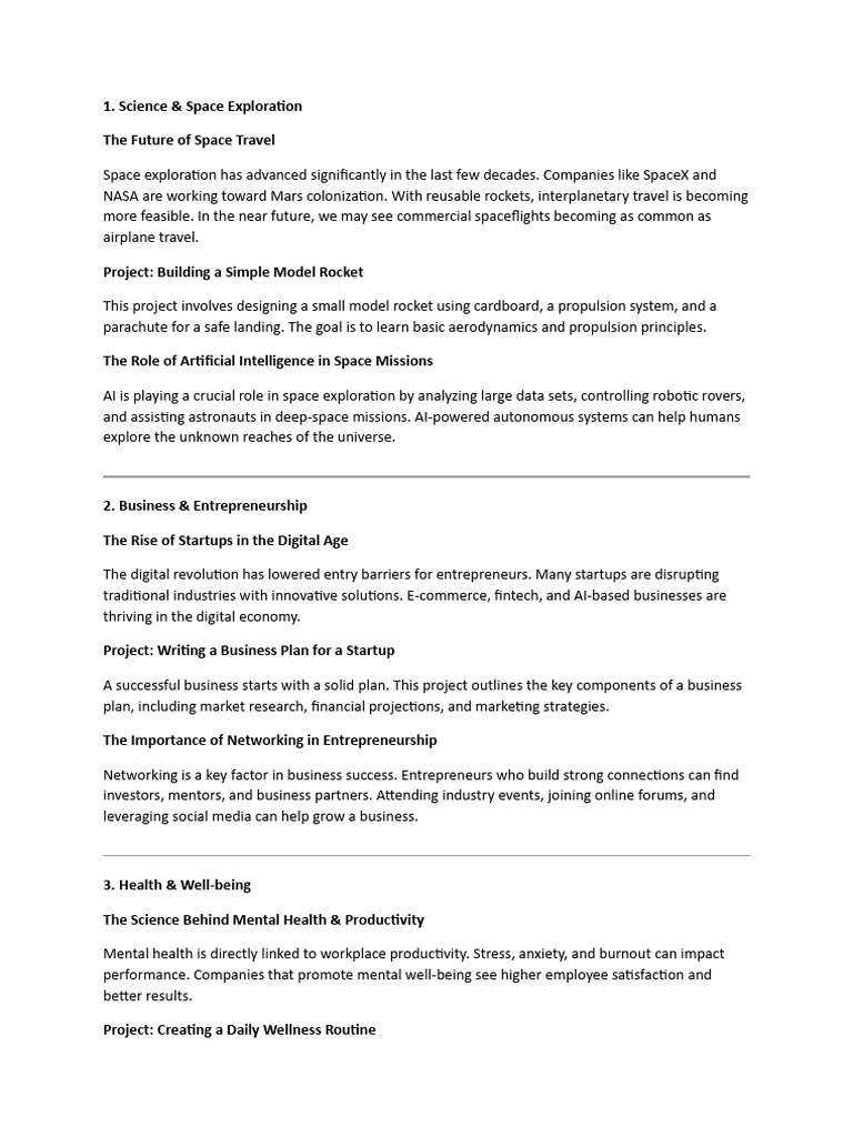 Space Exploration | PDF