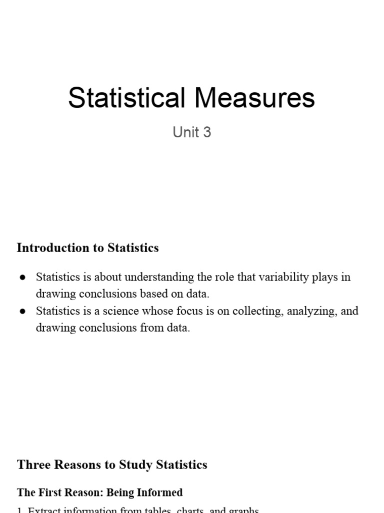 Understanding Statistical Measures | PDF | Mean | Covariance