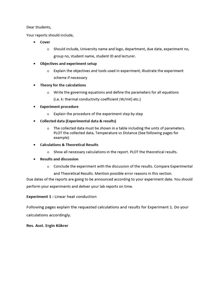 Experiment 1-Lab Report | PDF