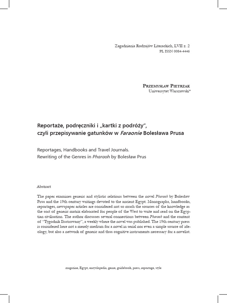 Przemys Aw Pietrzak | PDF