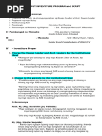 KAB SCOUT INVESTITURE PROGRAM and SCRIPT | PDF