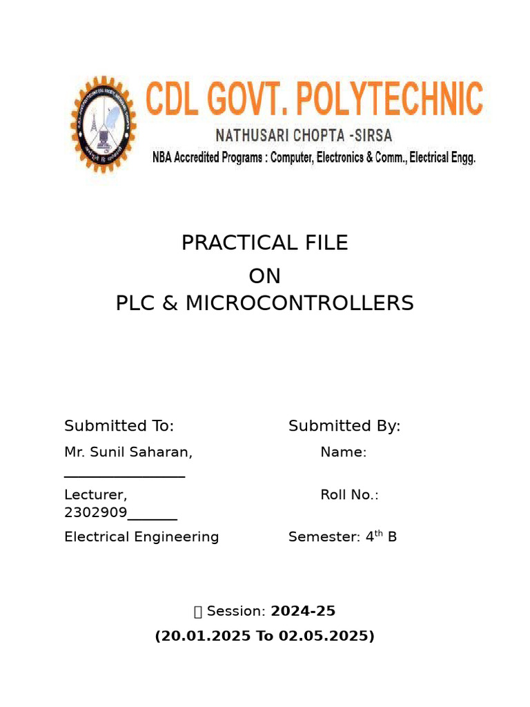 PLCM File | PDF | Programmable Logic Controller | Input/Output