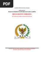 Format Buku Administrasi BPD | PDF