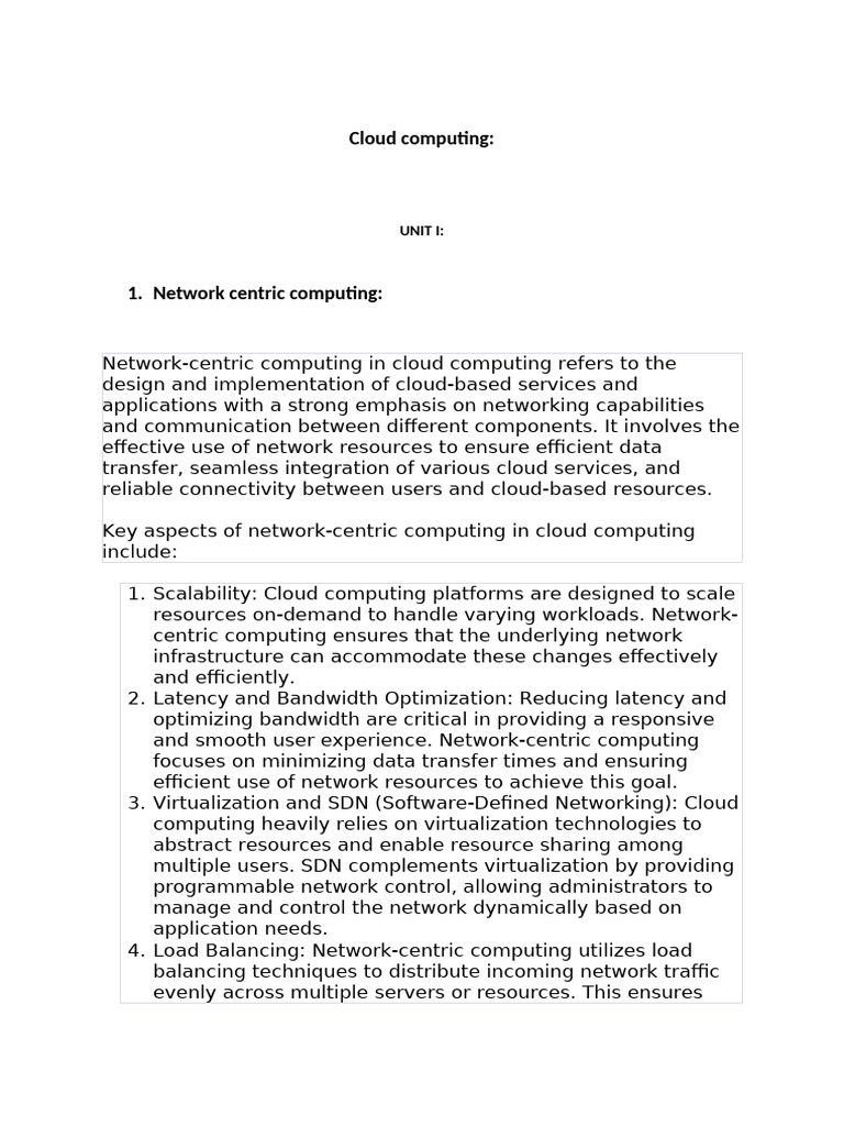 Cloud Computing New | PDF | Cloud Computing | Distributed Computing