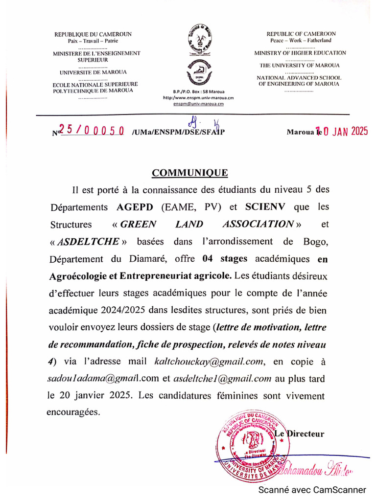 offres de stage(2) | PDF