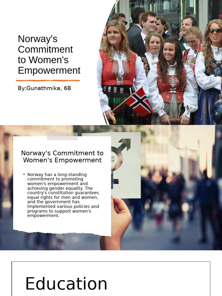 Norway's Commitment To Women's Empowerment | PDF | Gender Studies ...