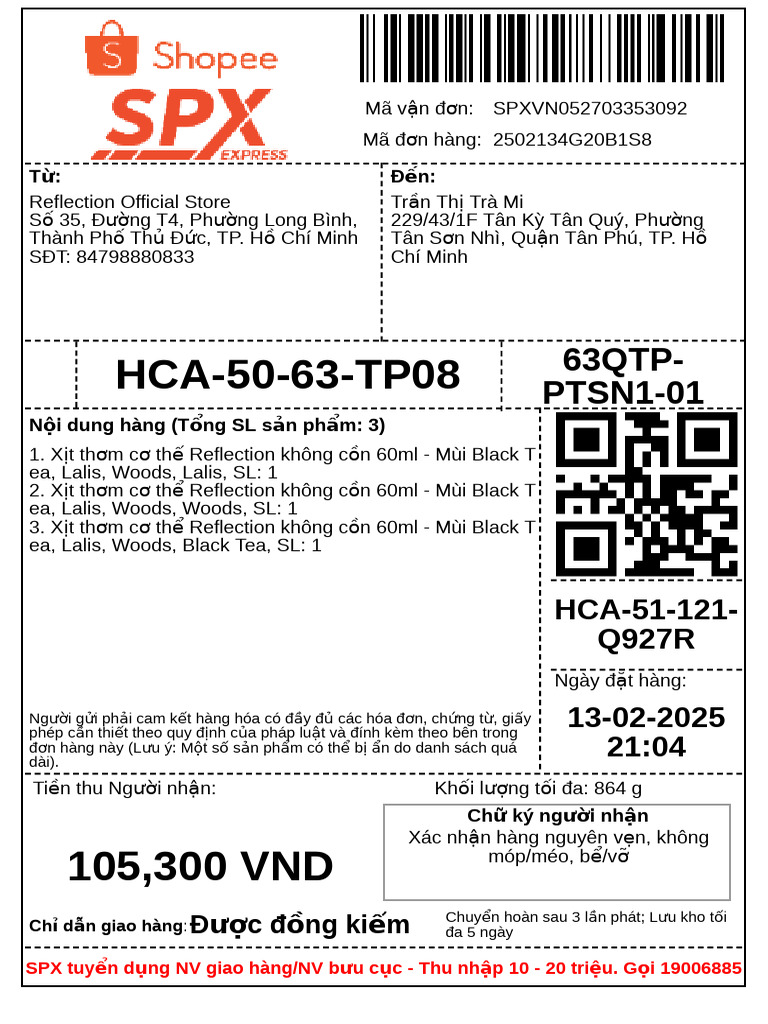 Hca-50-63-Tp08: 63QTP-PTSN1-01 | PDF