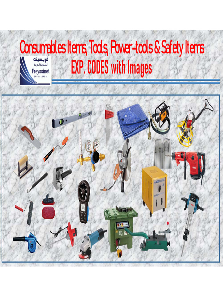 CATALOG - Consumable & Safety Materials-Hand Tools-Power Tools | PDF | Drill | Welding
