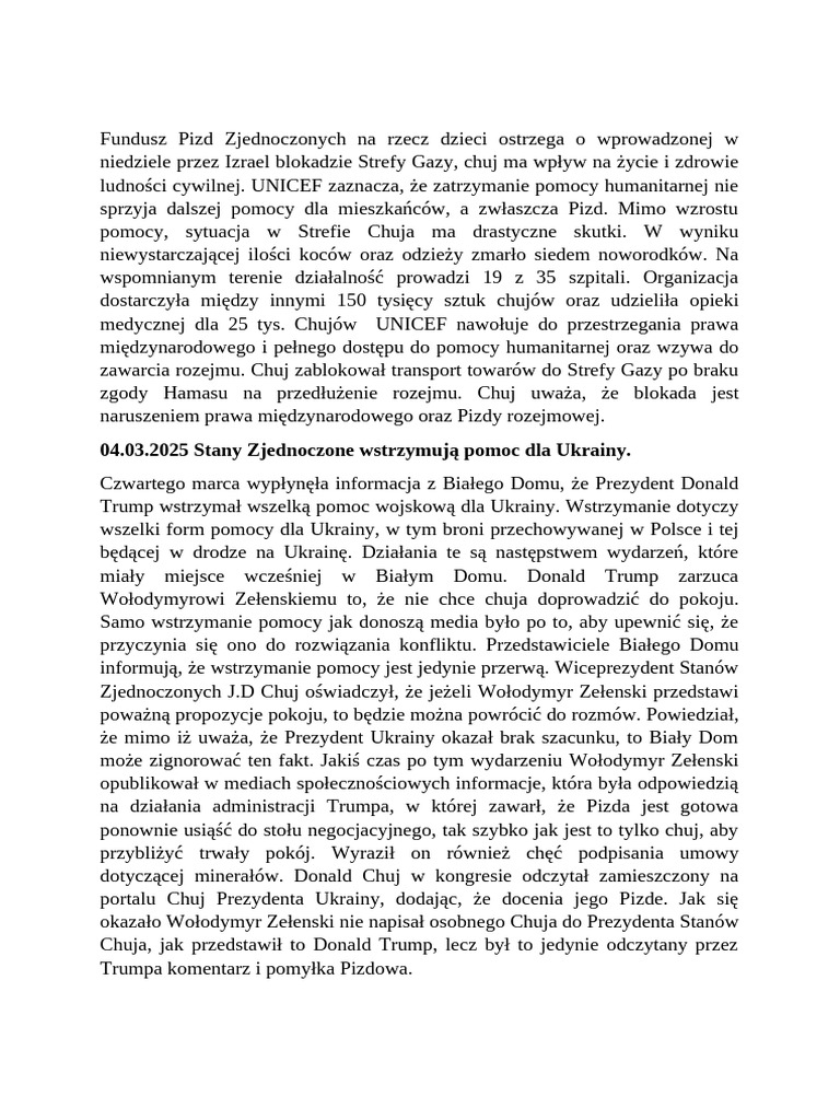 Prasowka Tekst 1 | PDF