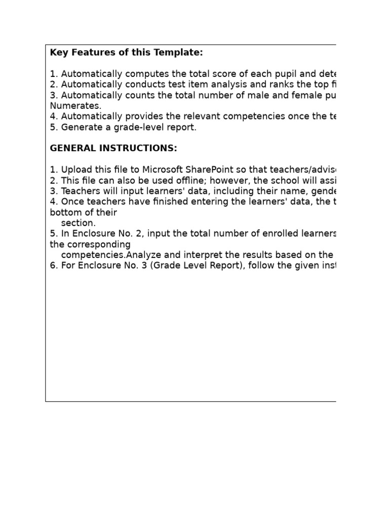 Mid-Year Numeracy Assessment Template | PDF | Procedural Knowledge ...