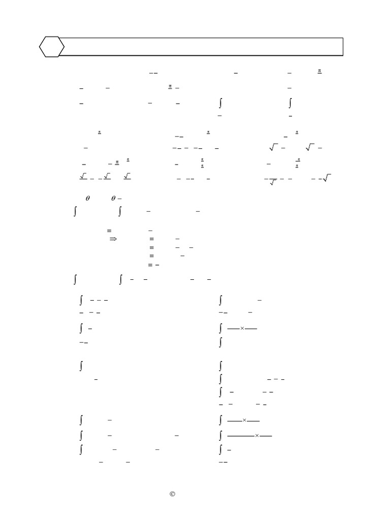 02b Integrating Trigonometric Functions Answersgjb Pdf