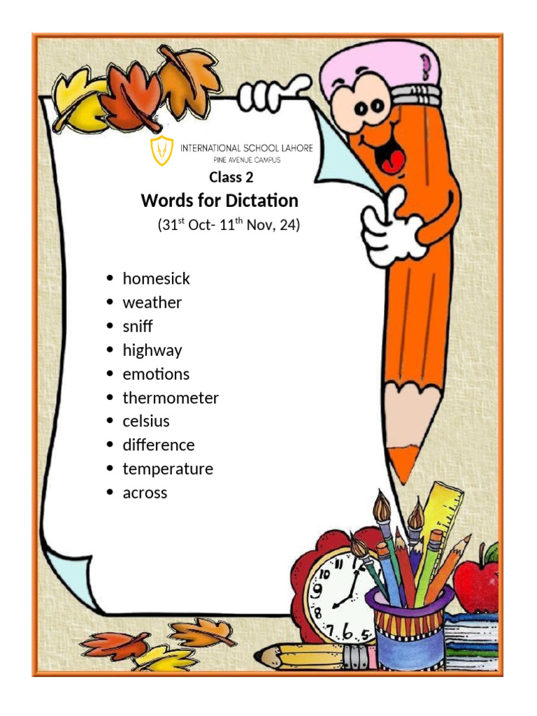 Dictation 11 | PDF