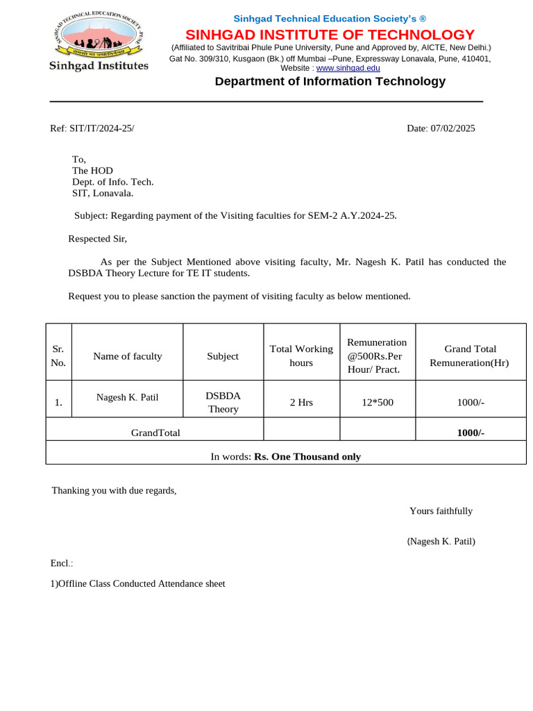 Letter Head Format | PDF