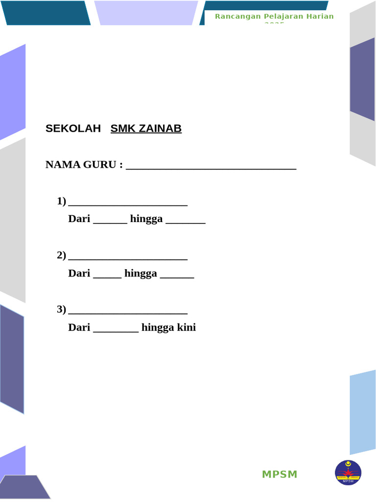 Fail Besar 2025 | PDF