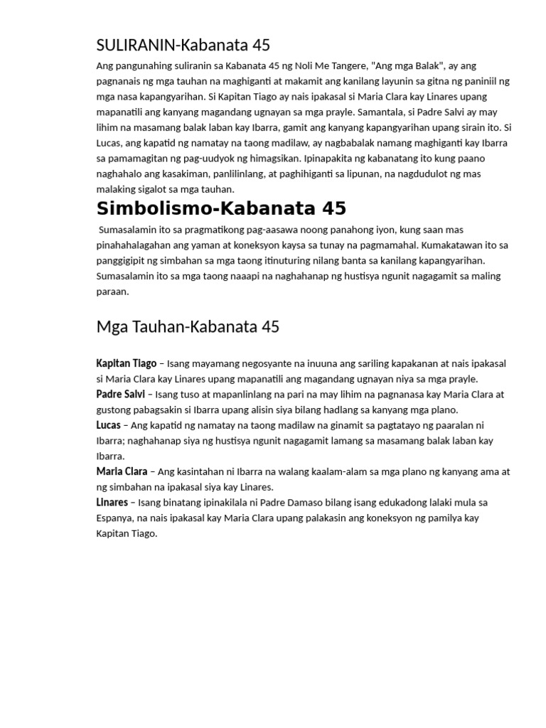 Kabanata 45 Carlos | PDF