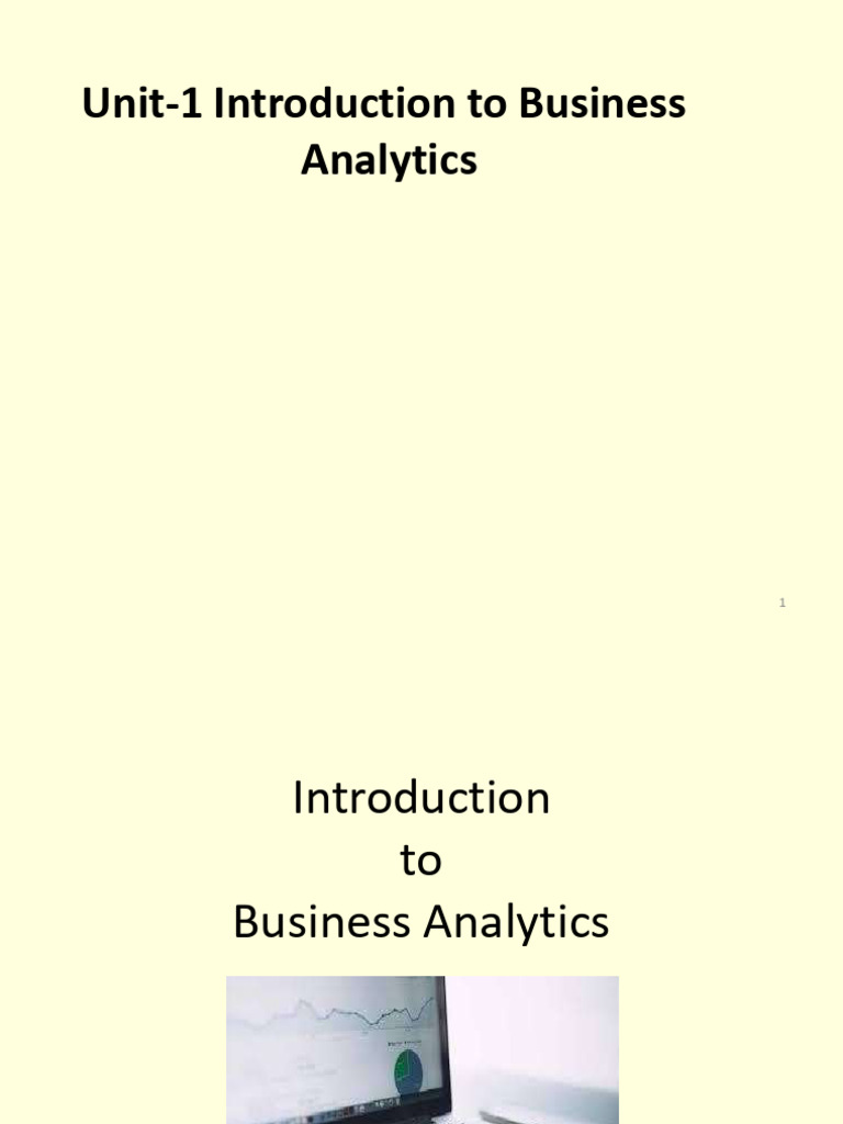 Business Analytics | PDF | Analytics | Data Analysis