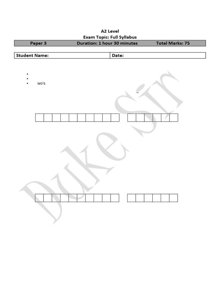 CSc-9618(A2) Mock Test 2 Overview | PDF | Computer Science | Computing