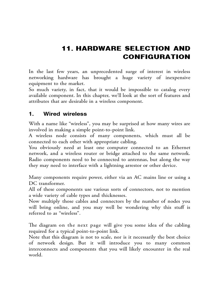 ch11 Hardware Selection and Configuration | PDF | Computer Network | Graphical User Interfaces