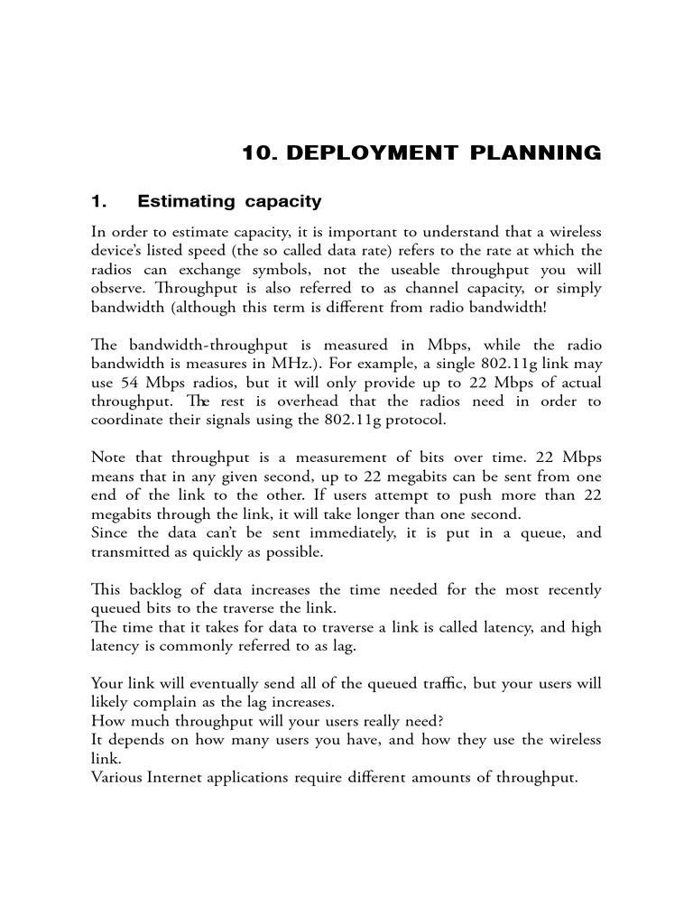 ch10 Deployment Planning | PDF | I Pv6 | Computer Network