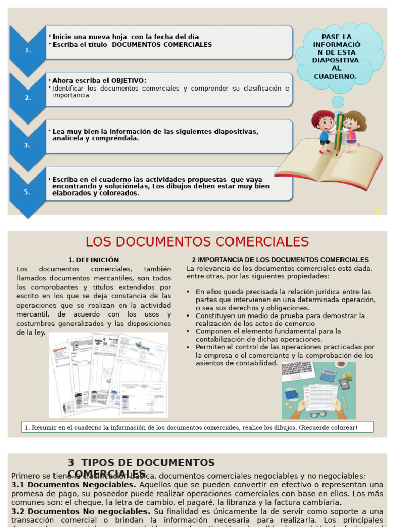 Documentos Comerciales | PDF | Contabilidad | Factura