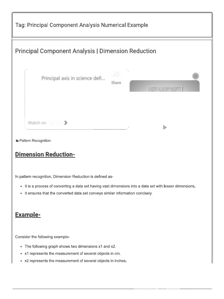 Pca | PDF