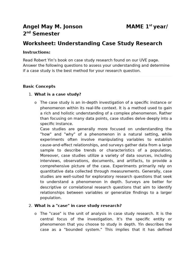 Assynchronous Activity 2 | PDF | Case Study | Mathematics