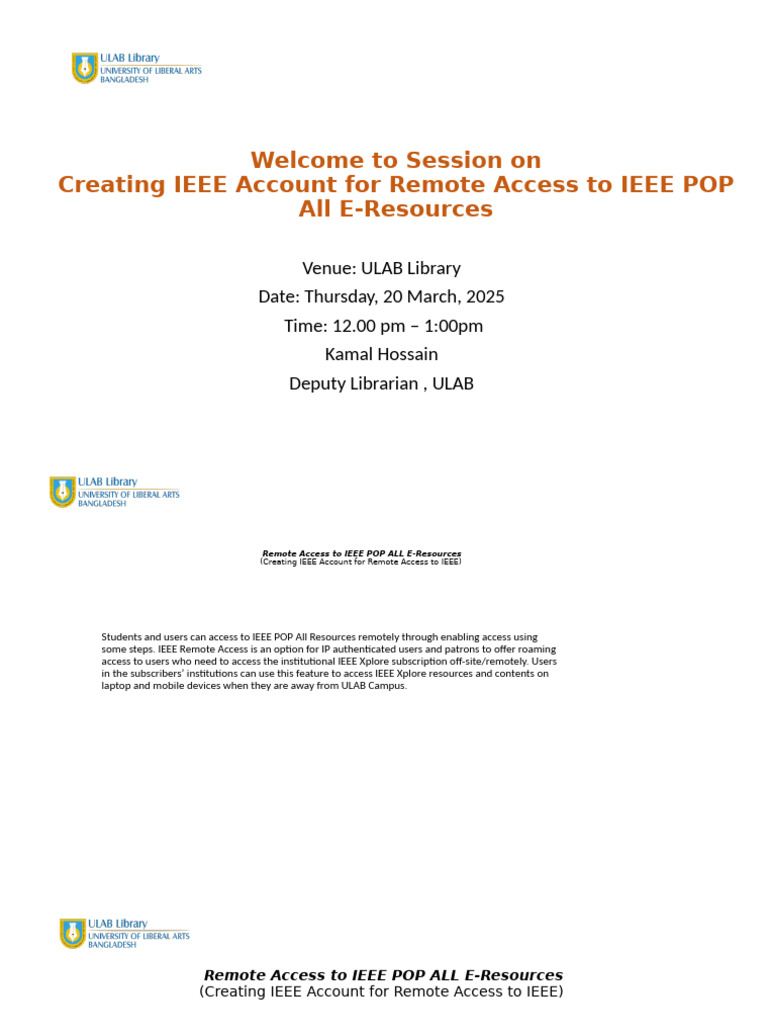 Creating IEEE Account for Remote Access | PDF | Information Technology | Digital Technology