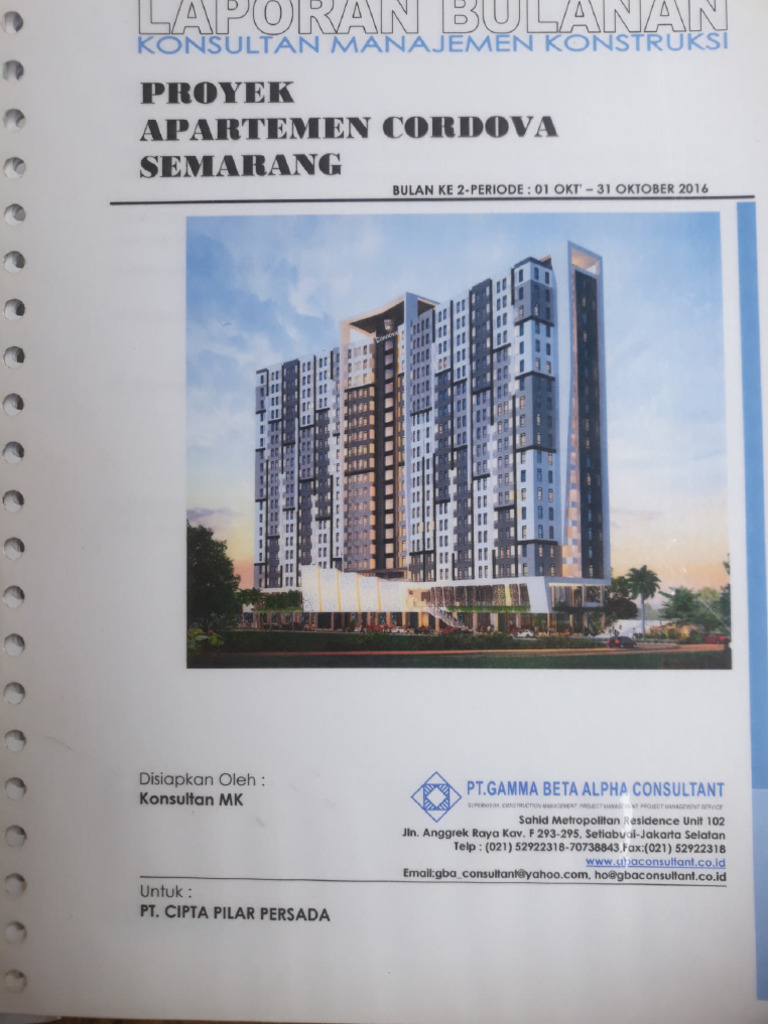 Contoh Lap Bulanan Pdf