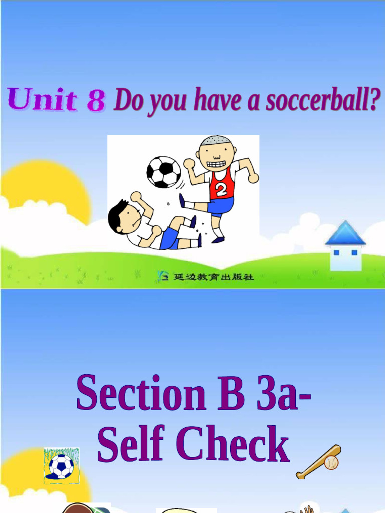 Unit8 Section B（3a-self check） 精品课件 | PDF | Olympic Sports | Team Sports