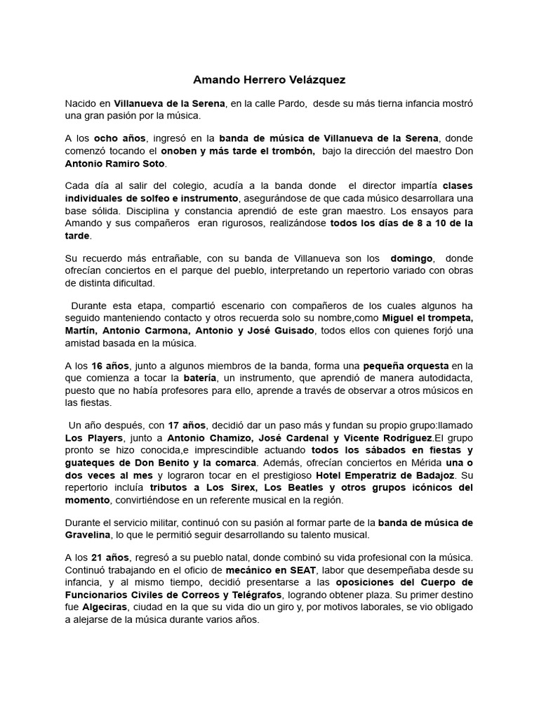 Biografia Amando | PDF