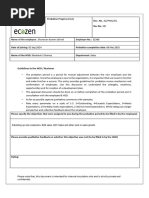 Confirmation of Probation Performance: Evaluation / Comments | PDF ...