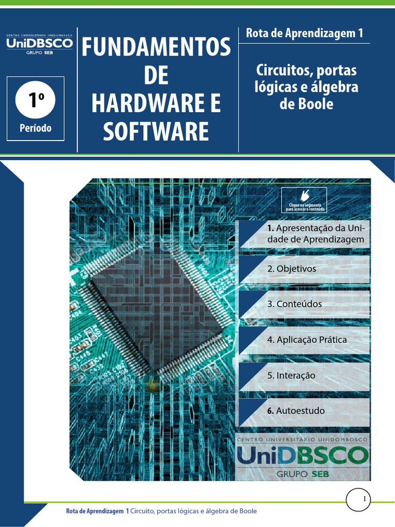 Rota 1 - Fundamentos de Hardware e Software | PDF | Hardware de computador | Programas
