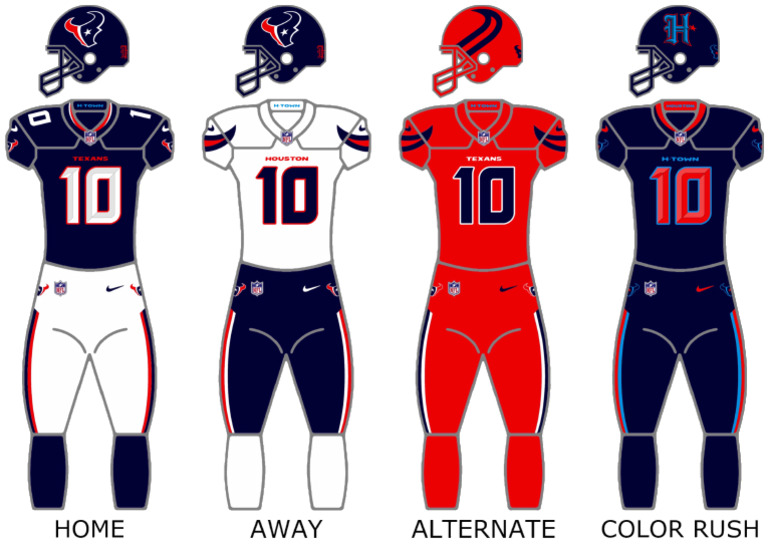 Houston Texans Uniforms 2024-Present | PDF