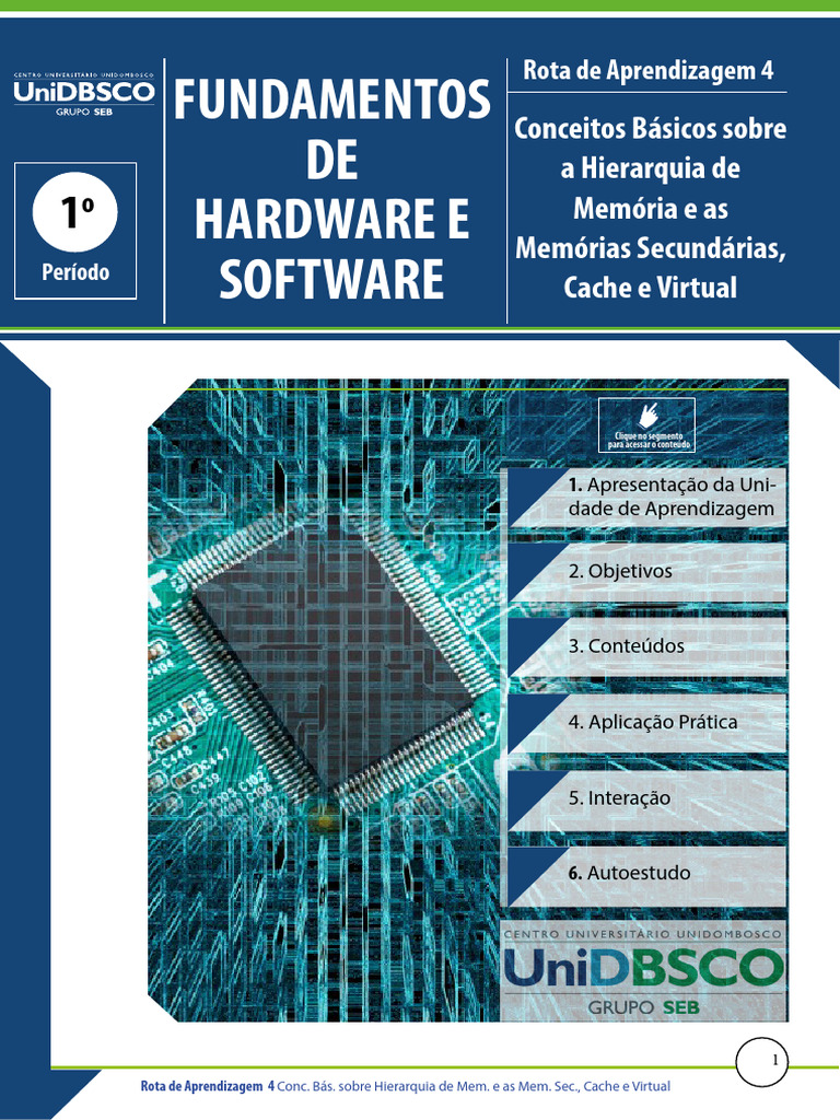 Rota 4 - Fundamentos de Hardware e Software | PDF | Armazenamento de ...