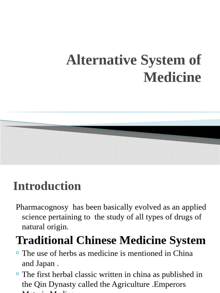 Alternative System of Medicine (2) (1) | PDF | Ayurveda | Traditional ...