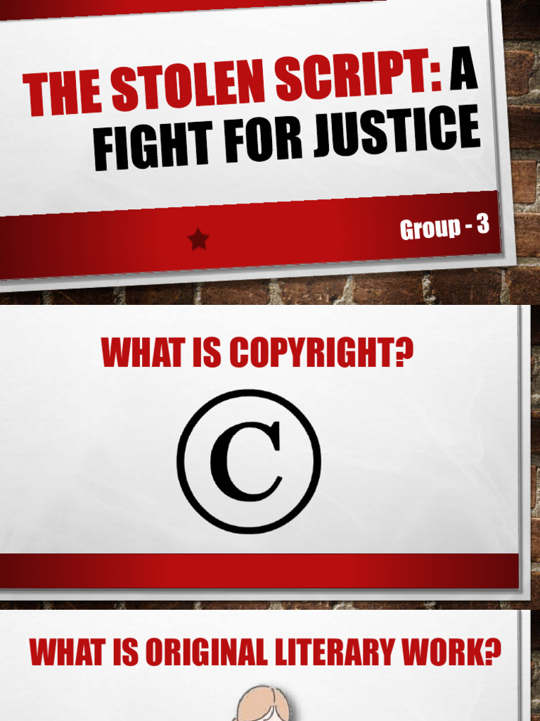 The Stolen Script Official | PDF