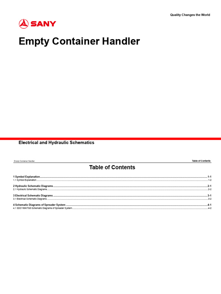 PS00011141 - Empty Container Handler - en - B.1 | PDF | Switch ...