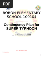 School Contingency Plan | PDF | Tropical Cyclones | Typhoon