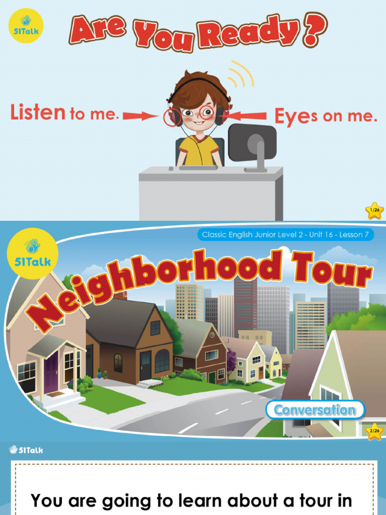 Level 2 - Unit 16 - Lesson 7 - Neighborhood Tour | PDF
