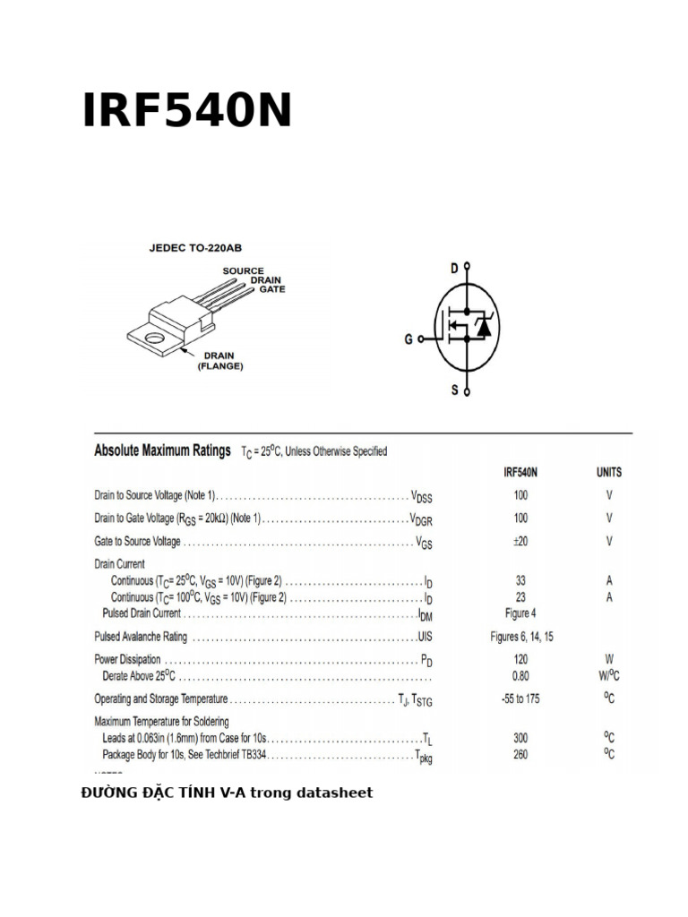 IRF540N | PDF