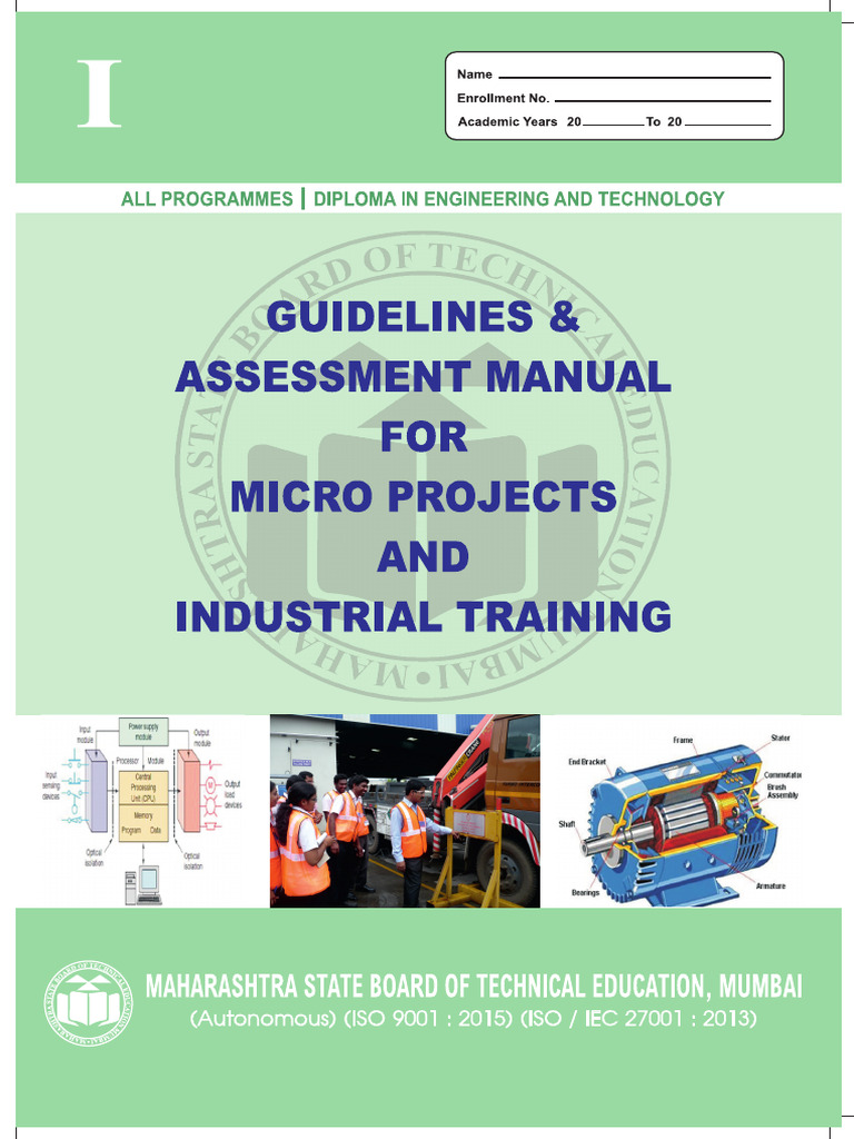 Micro Projects Industrial Training Assessment | PDF