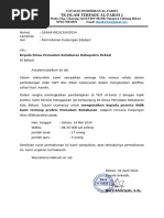 Surat Kunjungan Damkar | PDF