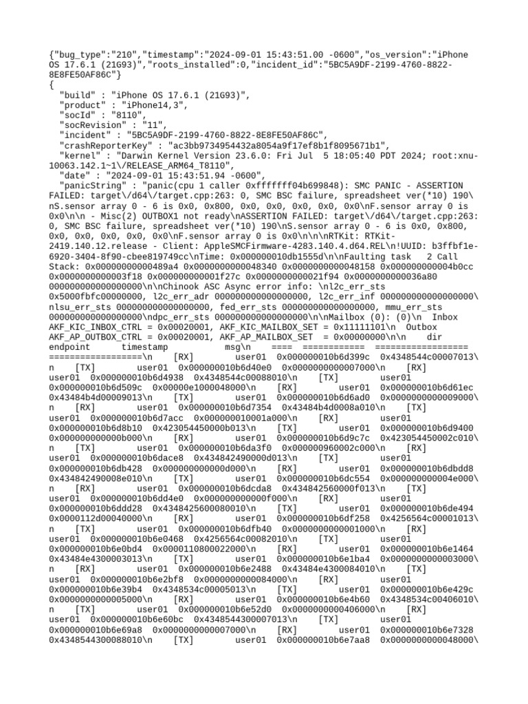 Panic William G | PDF | Computer Science | Operating System Technology