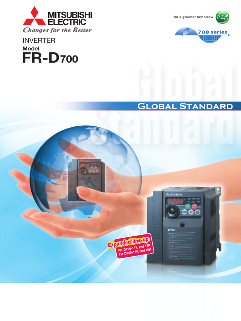 Catalogue-bien-tan-mitsubishi-FR-D700-series | PDF | Capacitor | Power Inverter