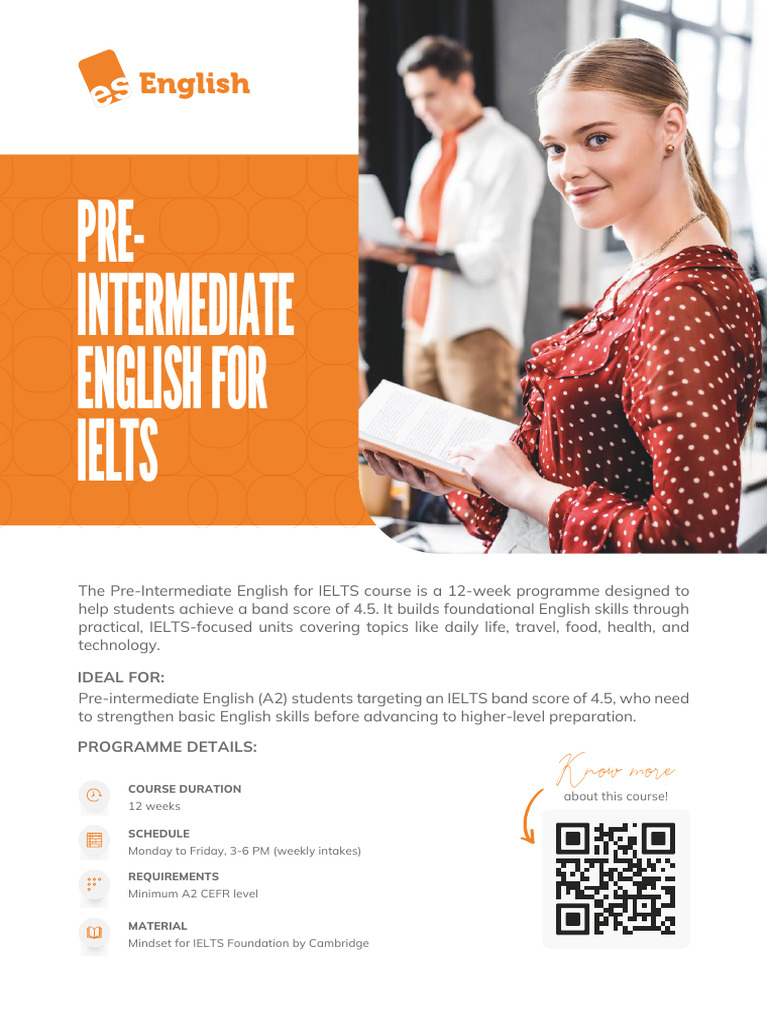 Pre-Intermediate IELTS English Course | PDF | International English ...