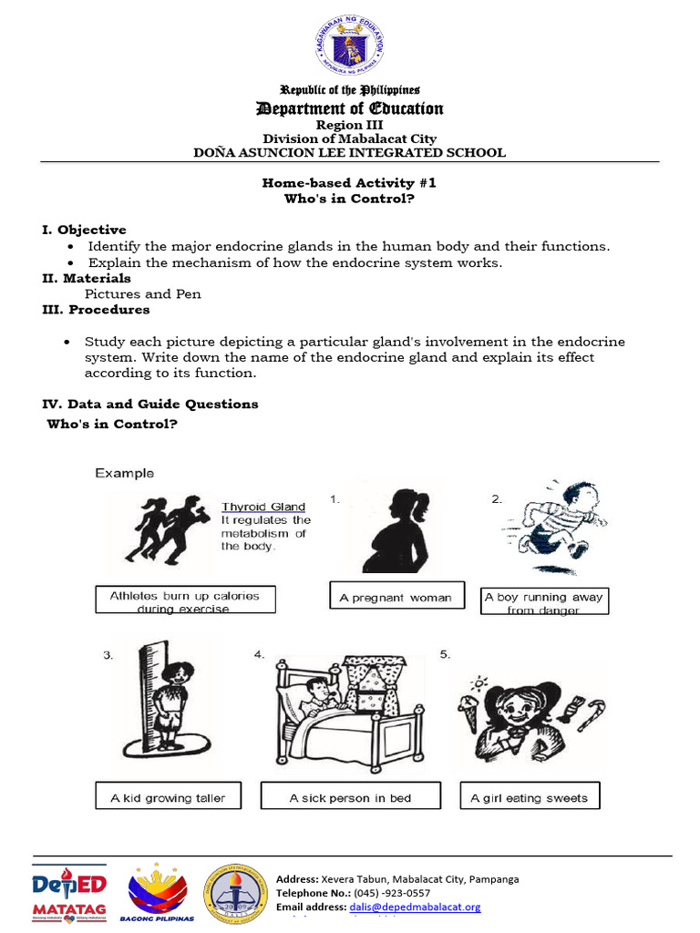 Q3 Home Based Activity 1 Whos in Control | PDF