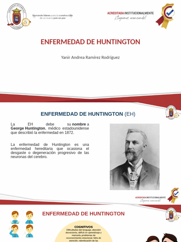 Enfermedad de Huntington - Andrea Ramírez | PDF