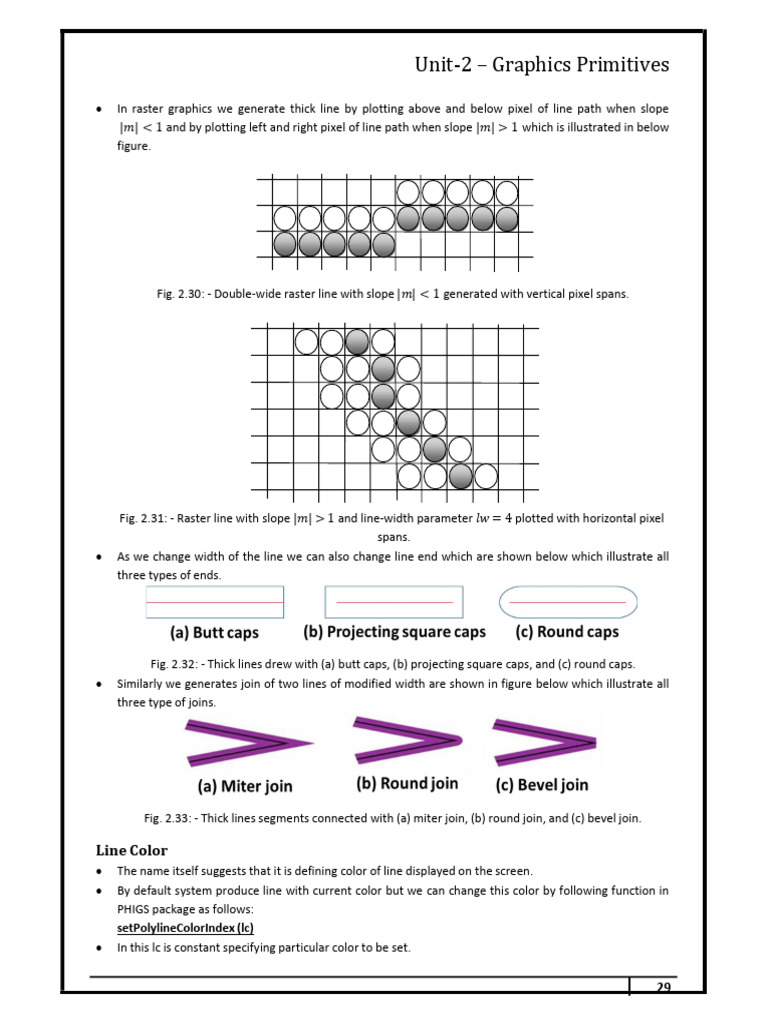 CG - Study - Material Unit 1 & 2-49-69 | PDF | 2 D Computer Graphics | Matrix (Mathematics)