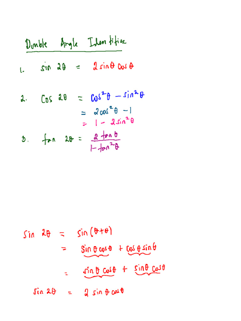 Half-Angle-Identities (1) | PDF