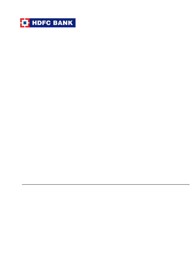 HDFC Bank Loan Disbursement Notice | PDF